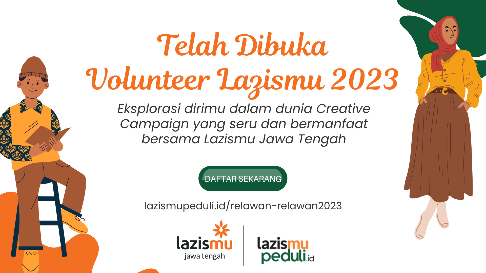 TELAH DIBUKA!! Volunteer Lazismu 2023 - Lazismu Peduli